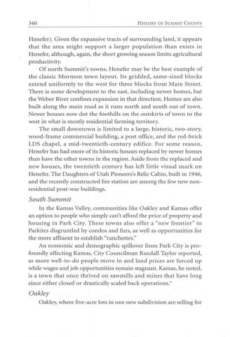 Utah Centennial County History Series - Summit County 1998 by Utah ...