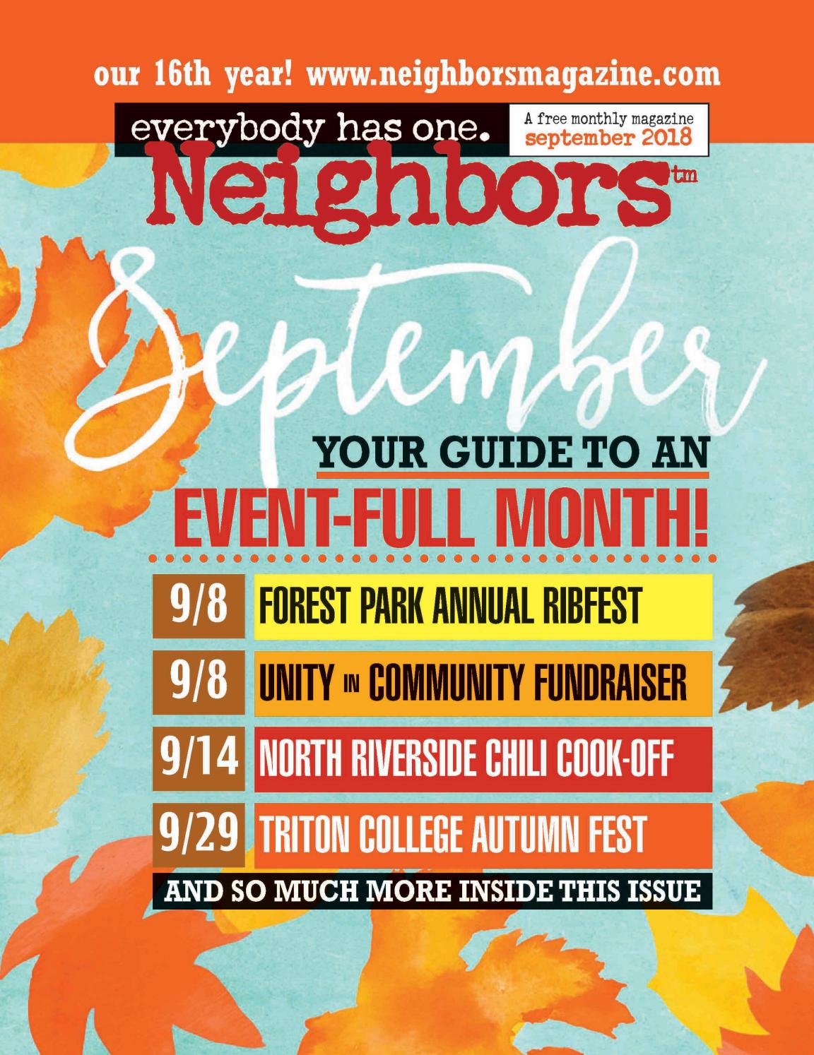 Neighbors Magazine September 2018 by tina valentino - Issuu