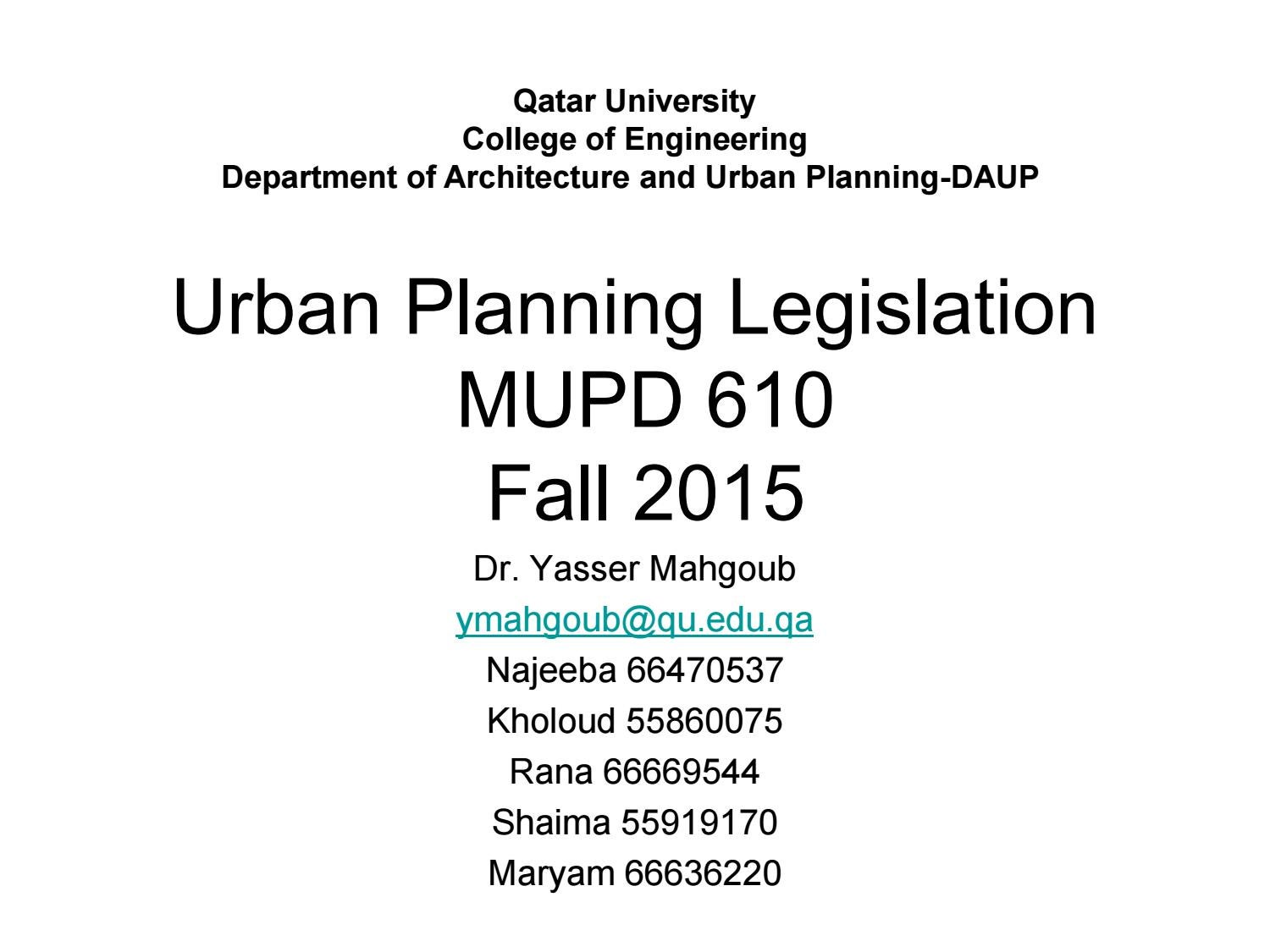 DAUP-MUPD-UPL-2015-Lecture 1 by Yasser Osman Moharam Mahgoub - Issuu