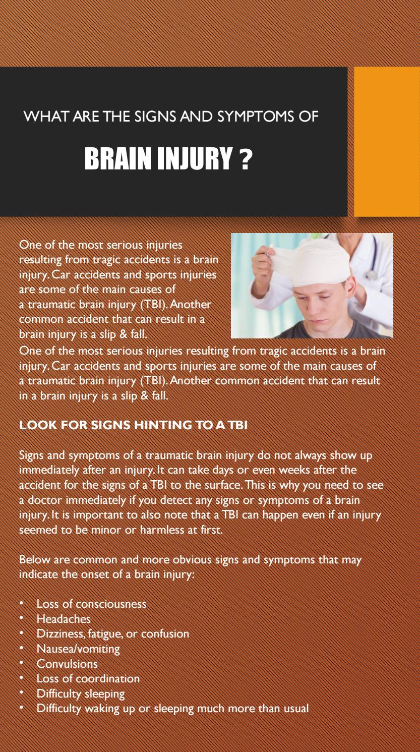 What Are The Signs And Symptoms Of Brain Injury ? by PeterParkar - Issuu