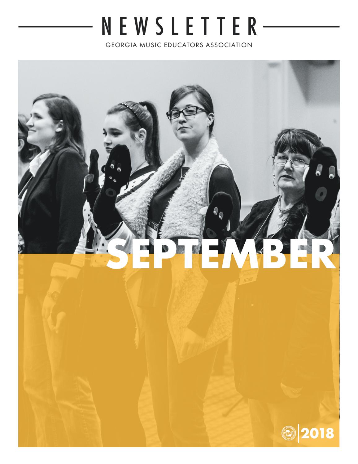 2018 GMEA Newsletter | September by Georgia Music Educators Association ...