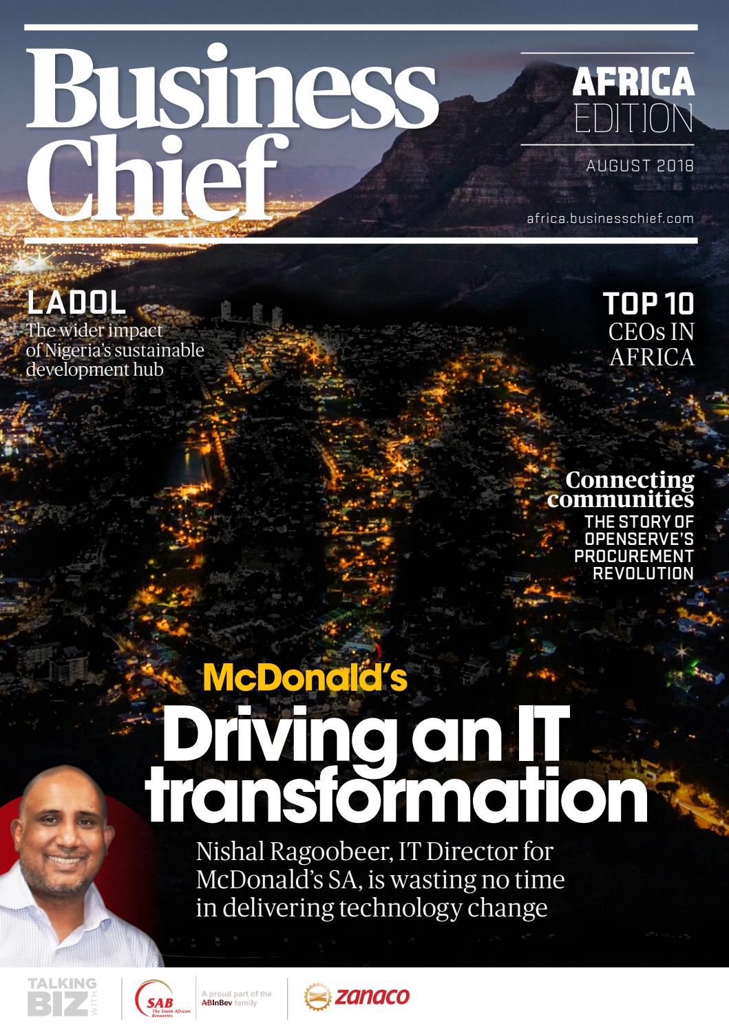 Business Chief Africa Magazine — August 2018 by Business Chief Africa ...