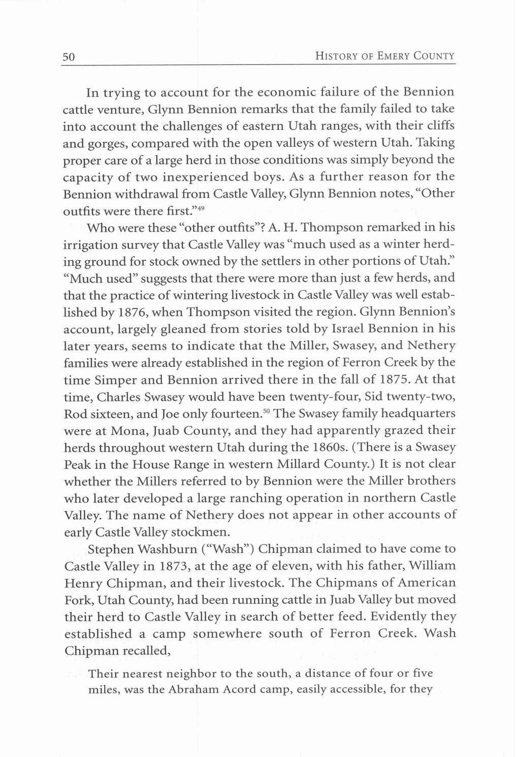 Utah Centennial County History Series - Emery County 1996 by Utah ...