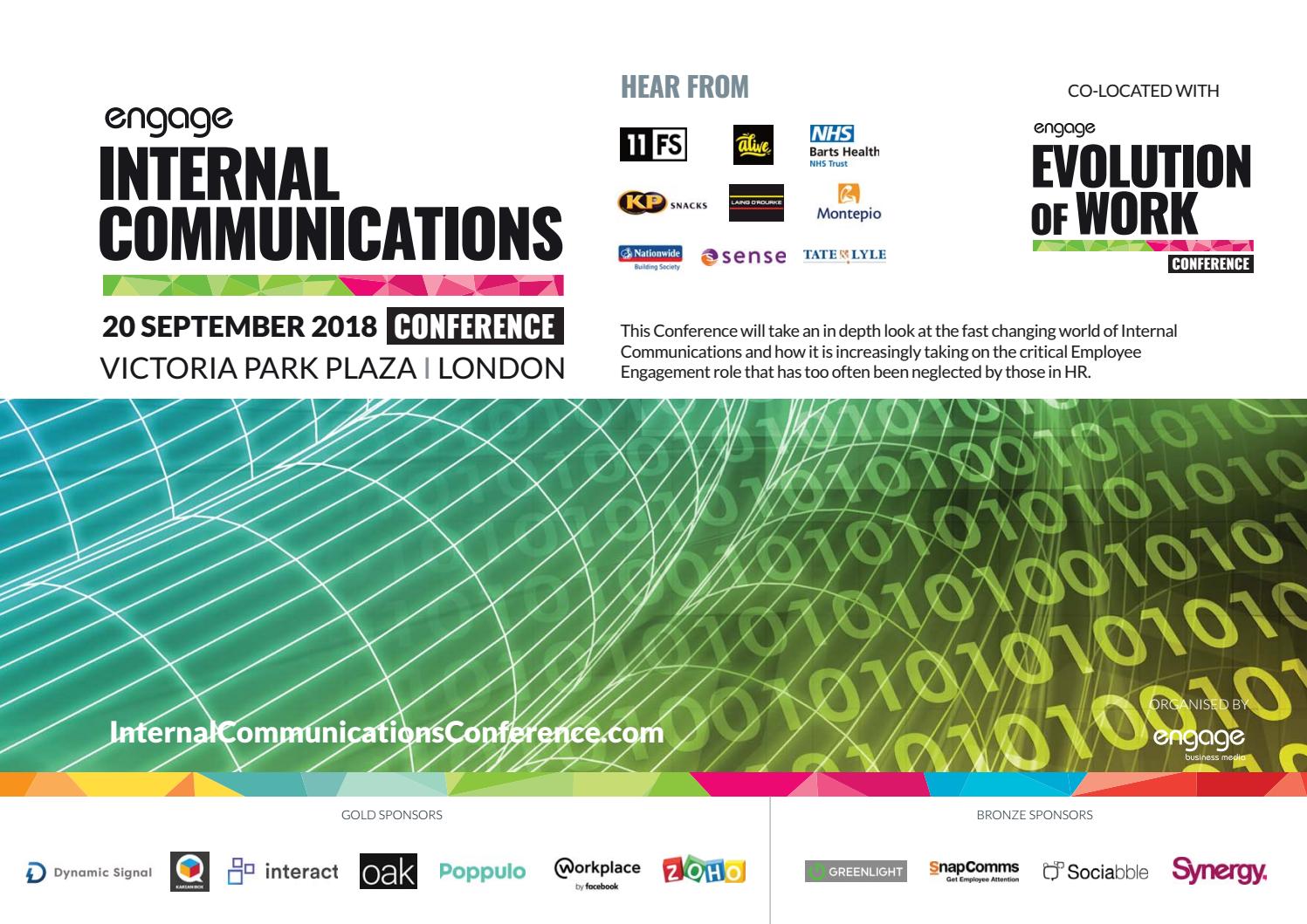 2018 Internal Communications Conference - Preview Guide by Engage ...