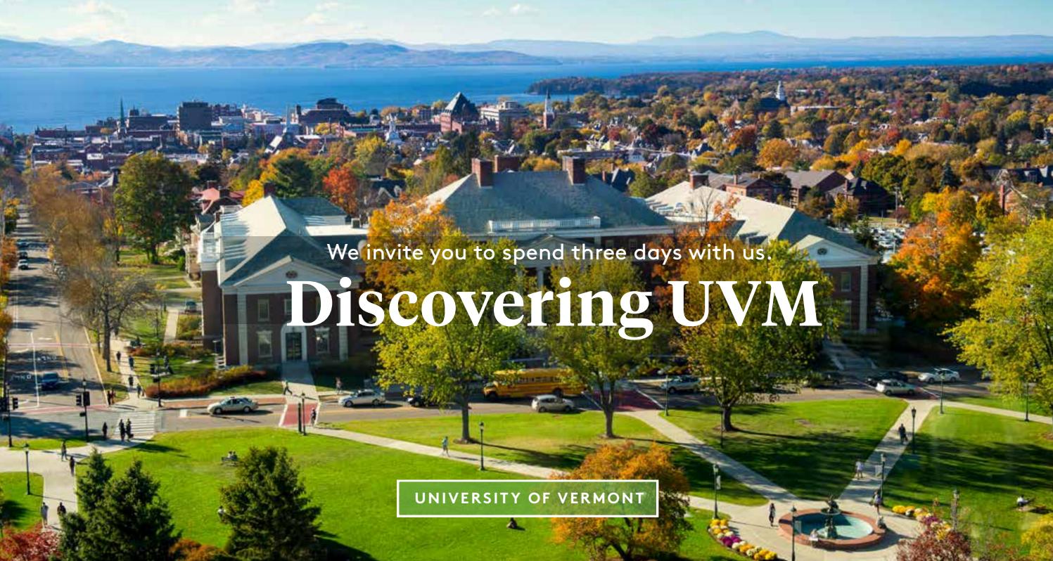 Discovering UVM postcard by University of Vermont - Issuu
