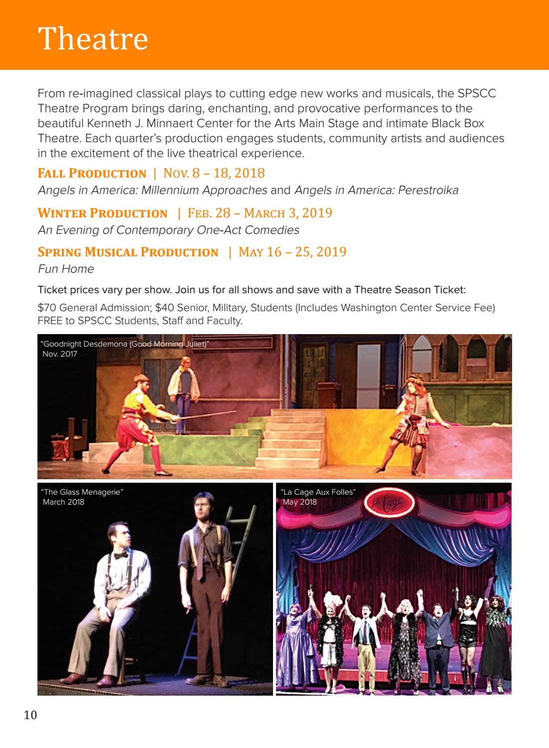 SPSCC Arts and Entertainment, 2018-19 by South Puget Sound Community ...