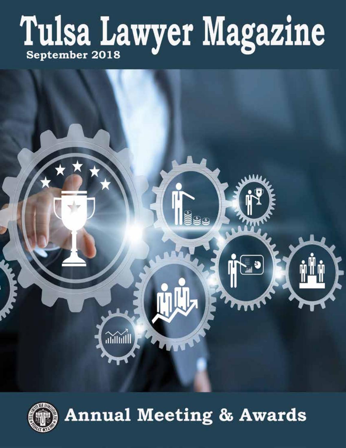Tulsa Lawyer Magazine September 2018 by Tulsa County Bar Association ...