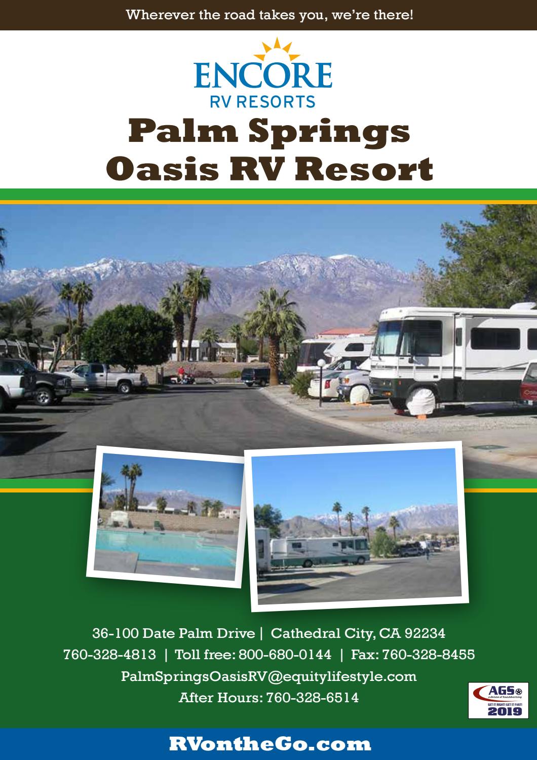 Thousand Trails Palm Springs Oasis RV Resort by AGS/Texas Advertising ...