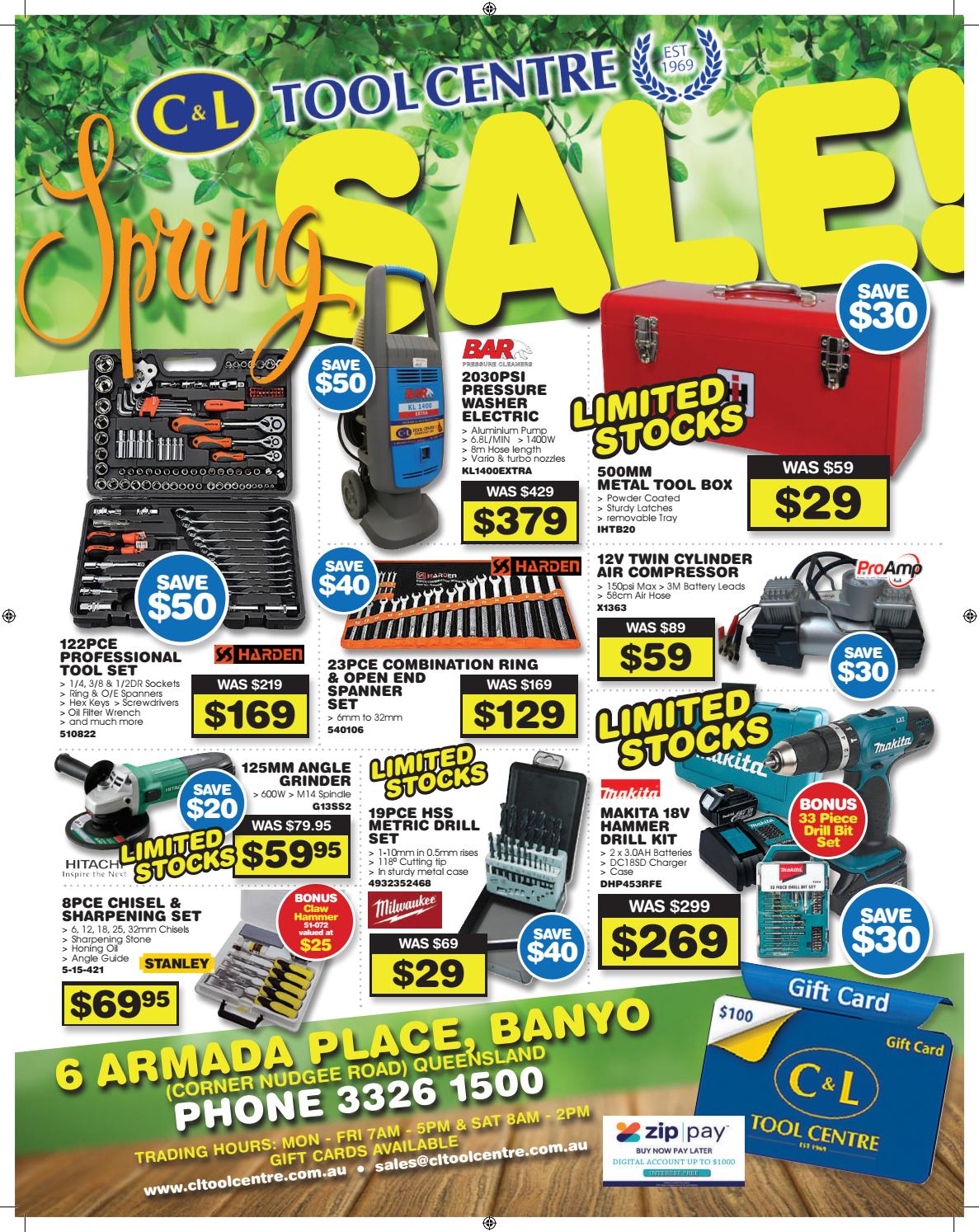 C&L Spring Sale Catalogue by C&L Tool Centre Pty Ltd - Issuu