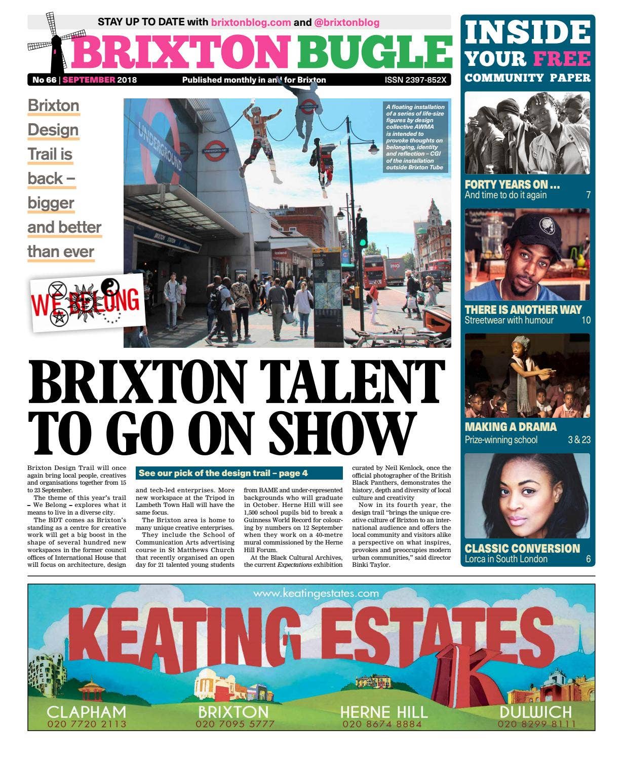 Brixton Bugle September 2018 by Brixton Bugle - Issuu