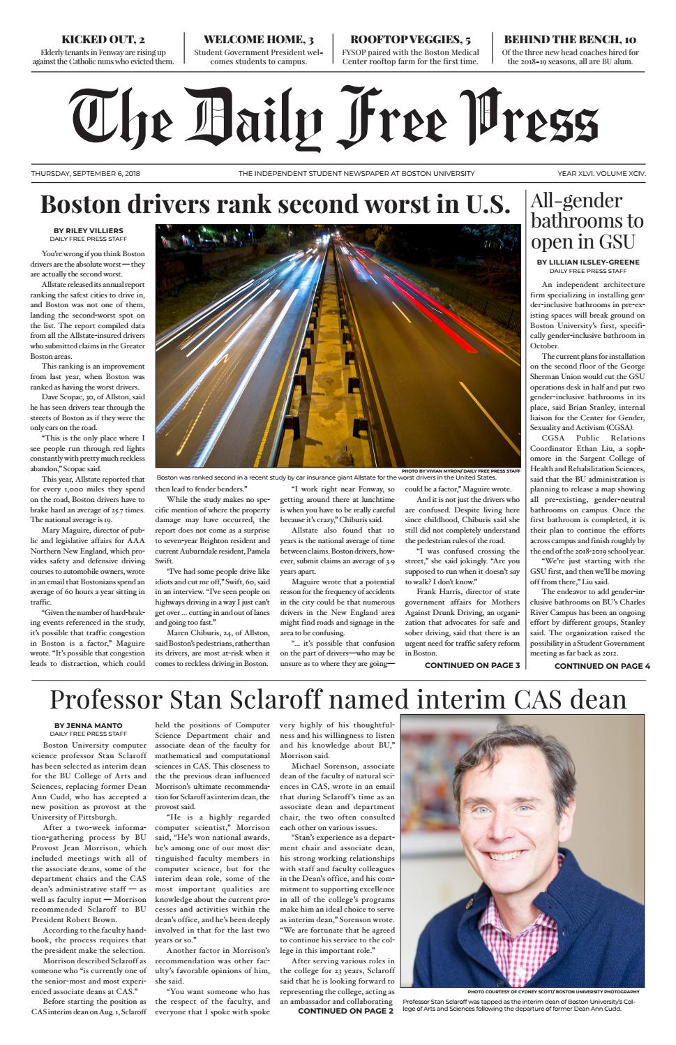 9-6-2018 by The Daily Free Press - Issuu