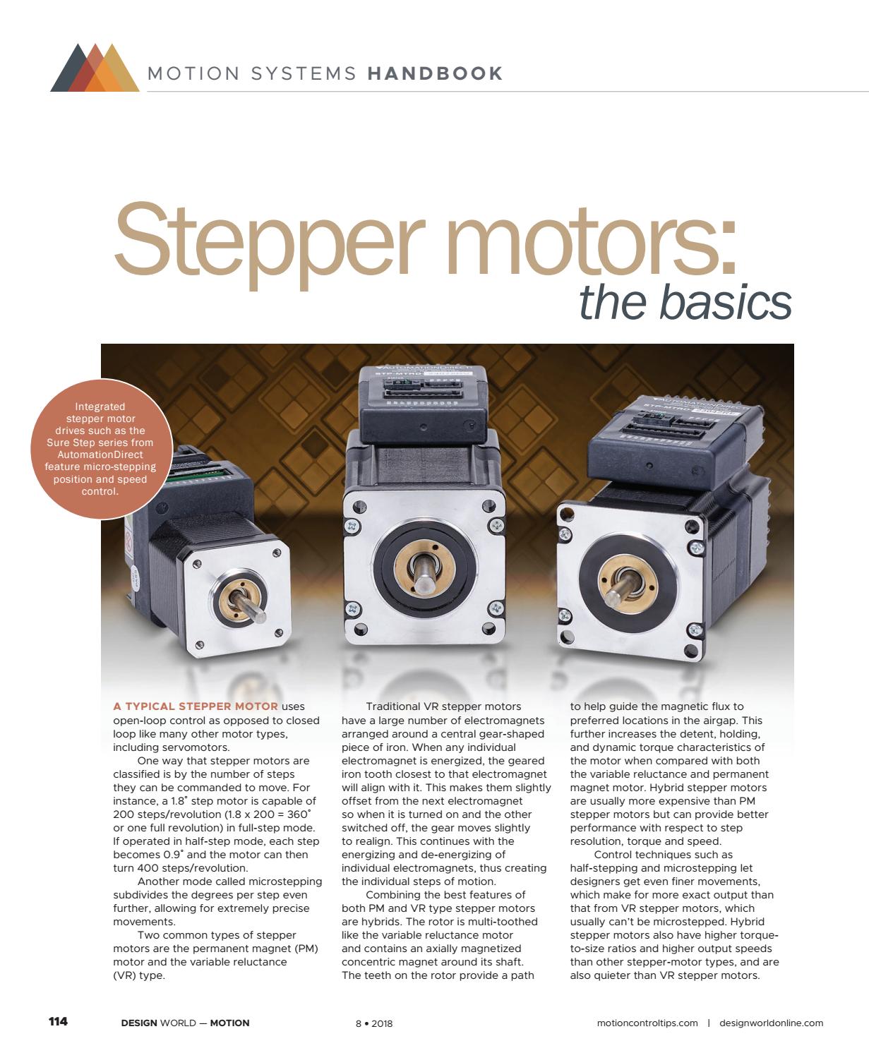 Motion Systems Handbook 2018 by WTWH Media LLC - Issuu