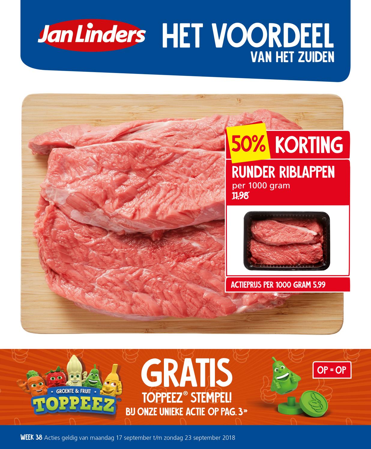 Folder week 38 by Jan Linders Supermarkten - Issuu