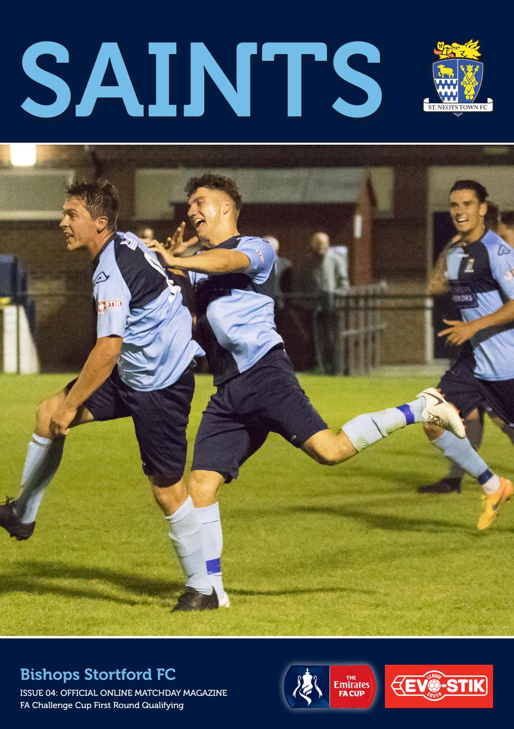 2018-2019 St Neots Town Vs Bishops Stortford - Issue 04 by St Neots ...