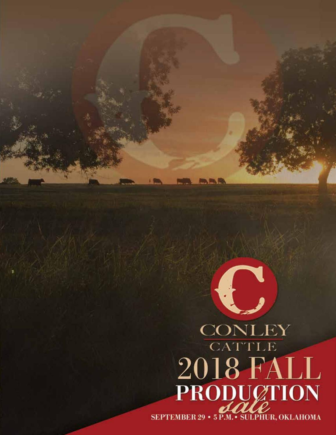 2018 Conley Cattle Fall Production Sale by SCI - Stephanie Cronin, INC ...