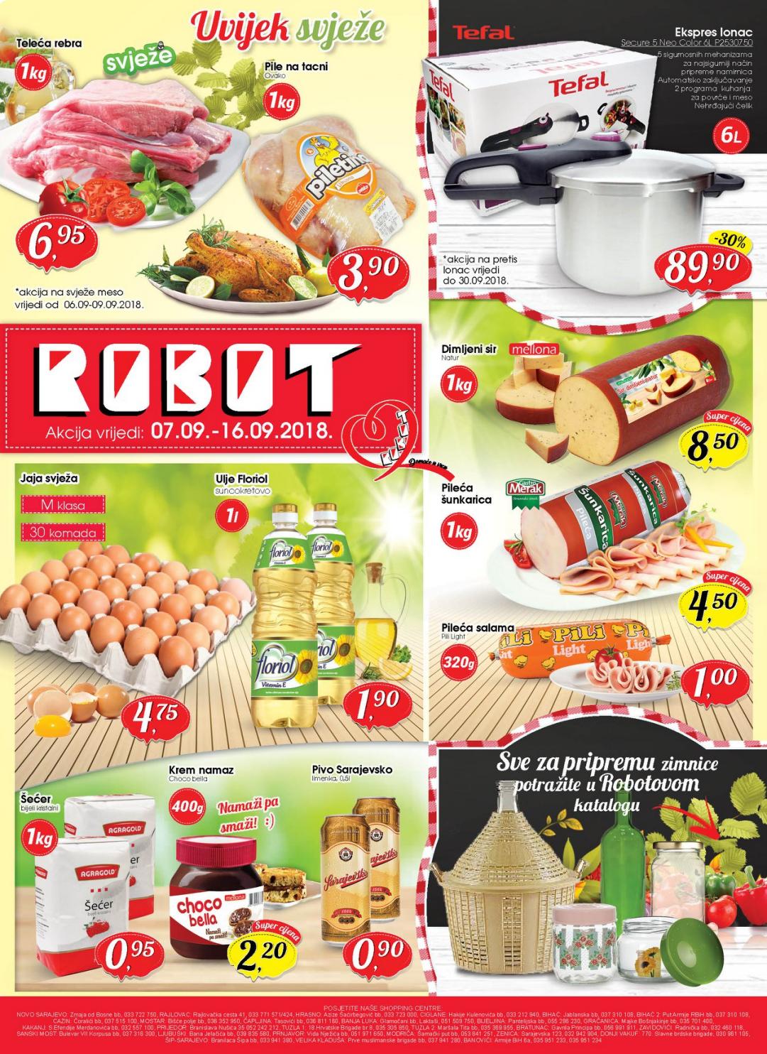 Robot katalog supermarketa od 06.-16.09.2018. by Catalog.ba - Issuu