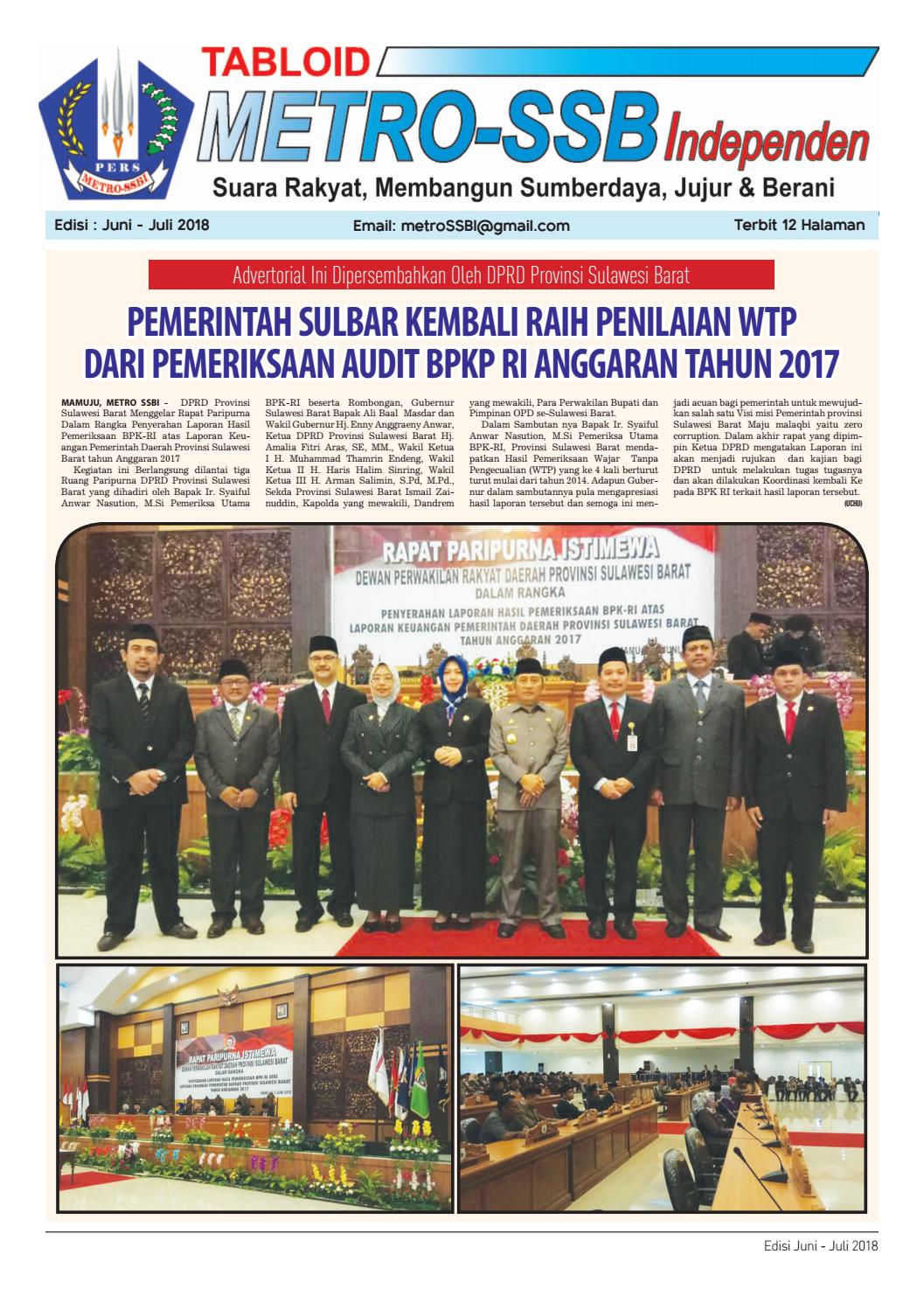 Tabloid Metro SSBI Edisi Agustus 2018 by NUR MUKHTADIR - Issuu