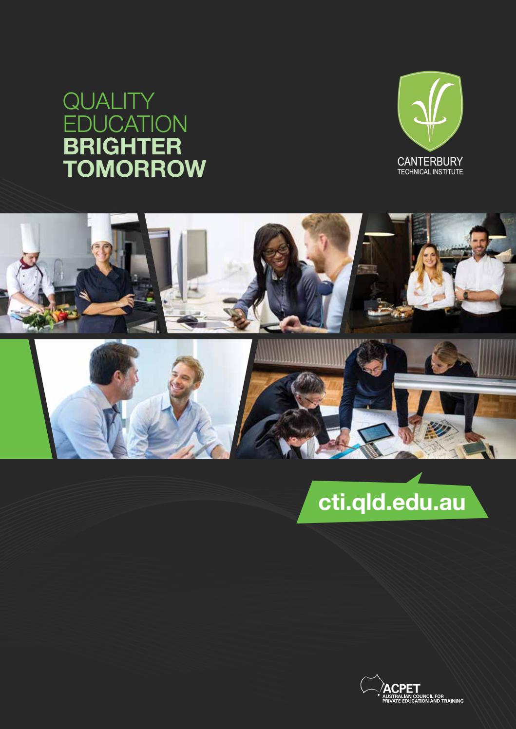 Canterbury Technical Institute Brochure 2018 by Kim Harrison - Issuu