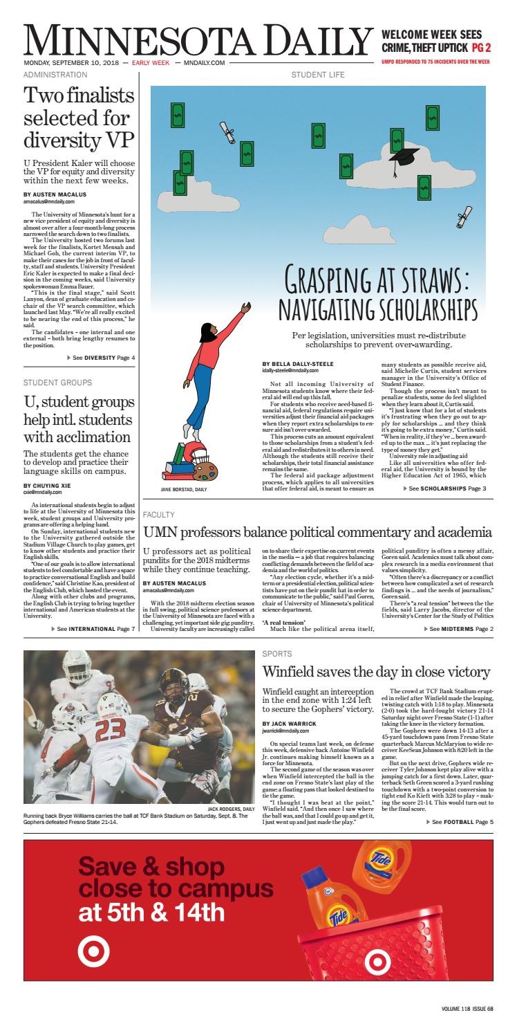 September 10, 2018 by The Minnesota Daily - Issuu