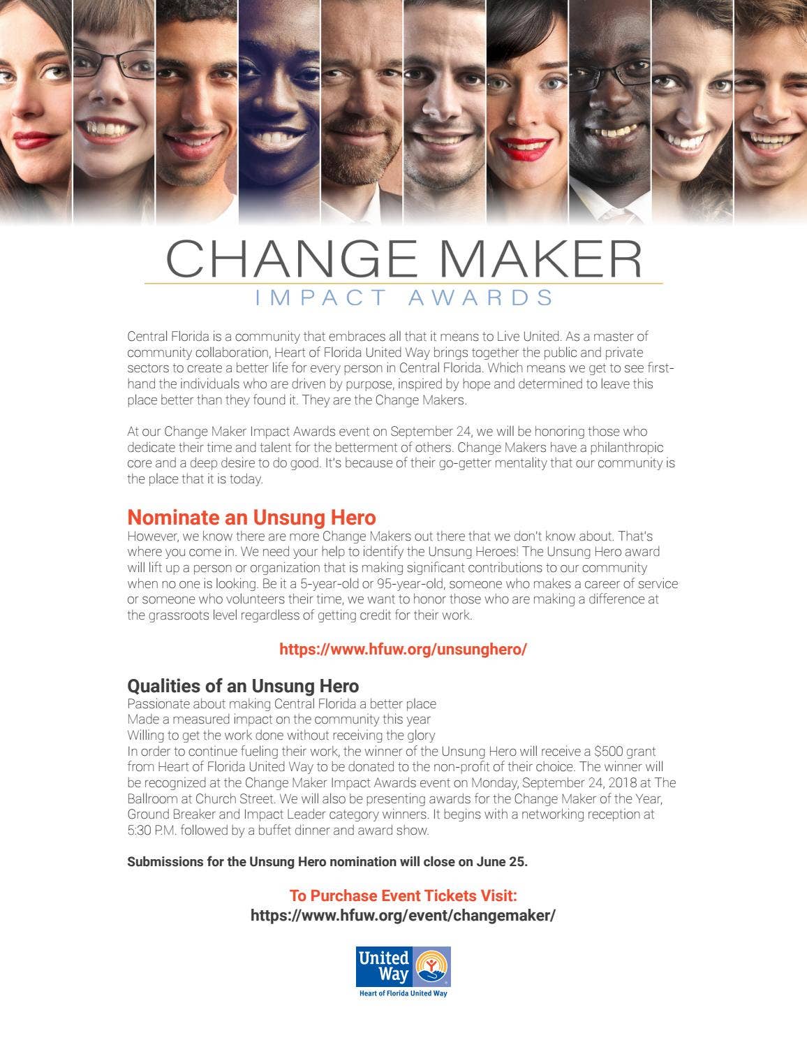 Change Maker Event Flyer by Jerry Witman - Issuu