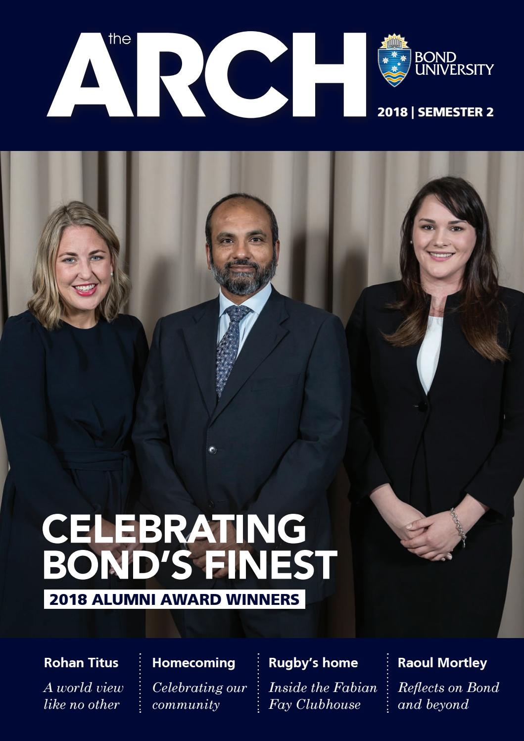 The ARCH Magazine | Issue 22 | 2018 Semester 2 by Bond University - Issuu