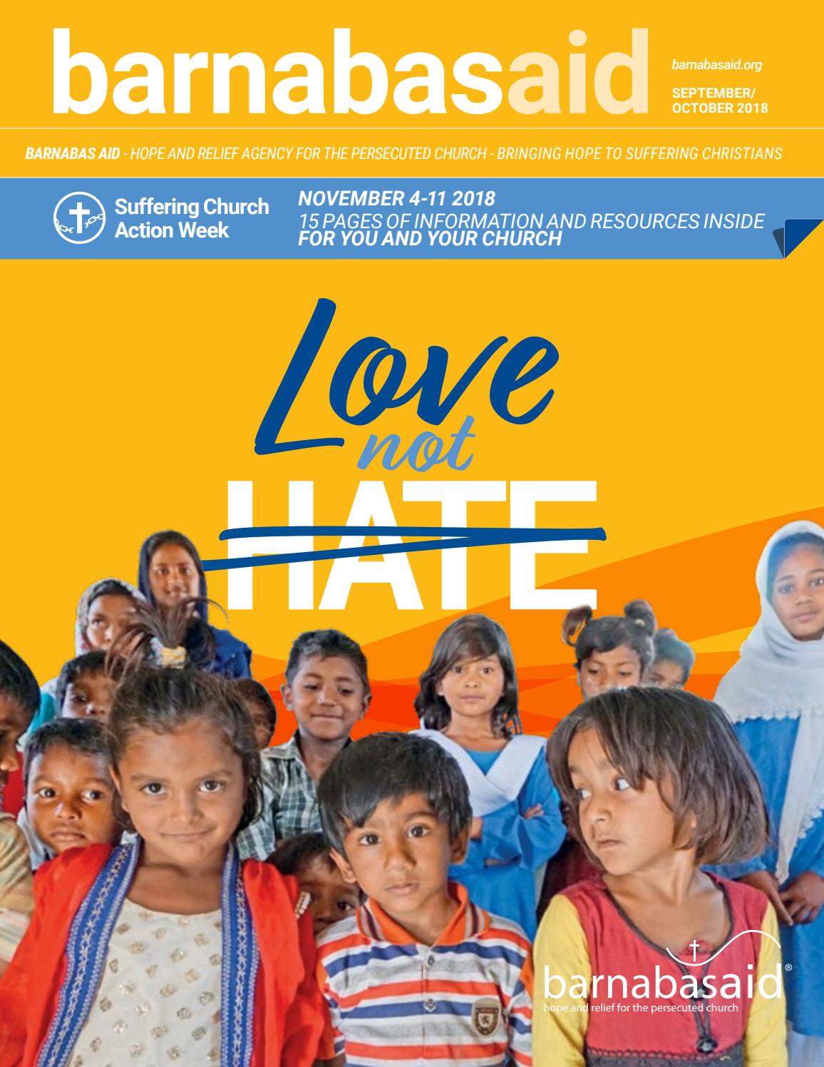 Barnabas aid September October 2018 by Barnabas Fund - Issuu