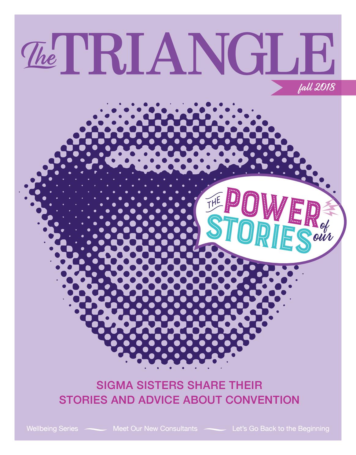 The Triangle • Fall 2018 by Tri Sigma - Issuu