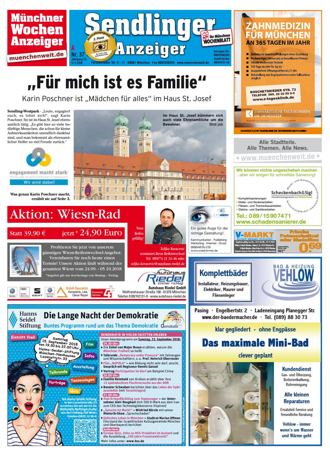 KW 37-2018 by Wochenanzeiger Medien GmbH - Issuu