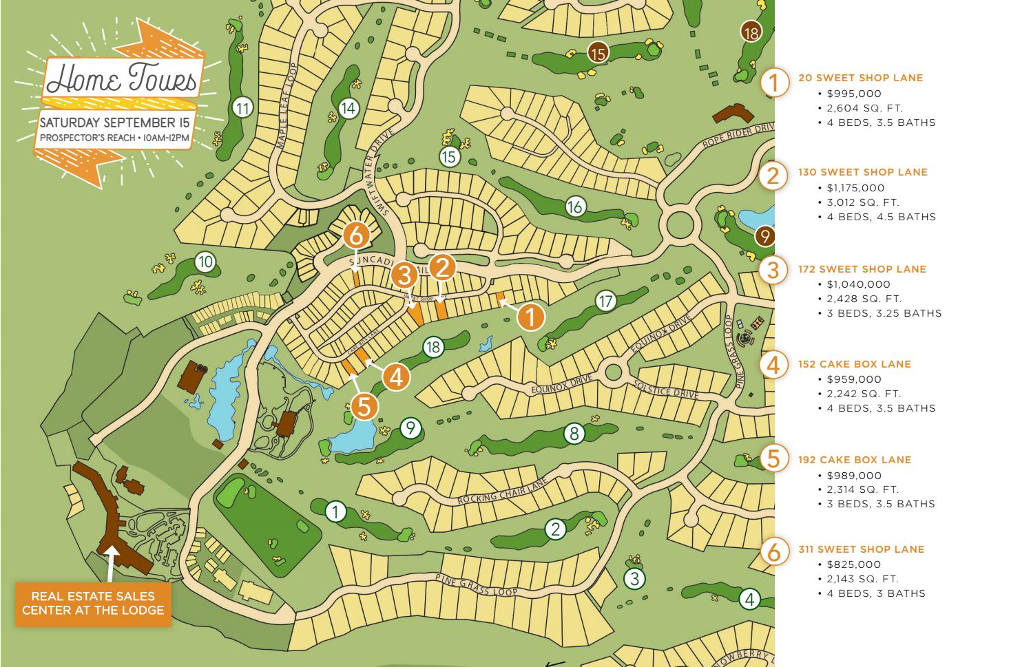 Home Tour Maps September 2018 by Suncadia Resort - Issuu