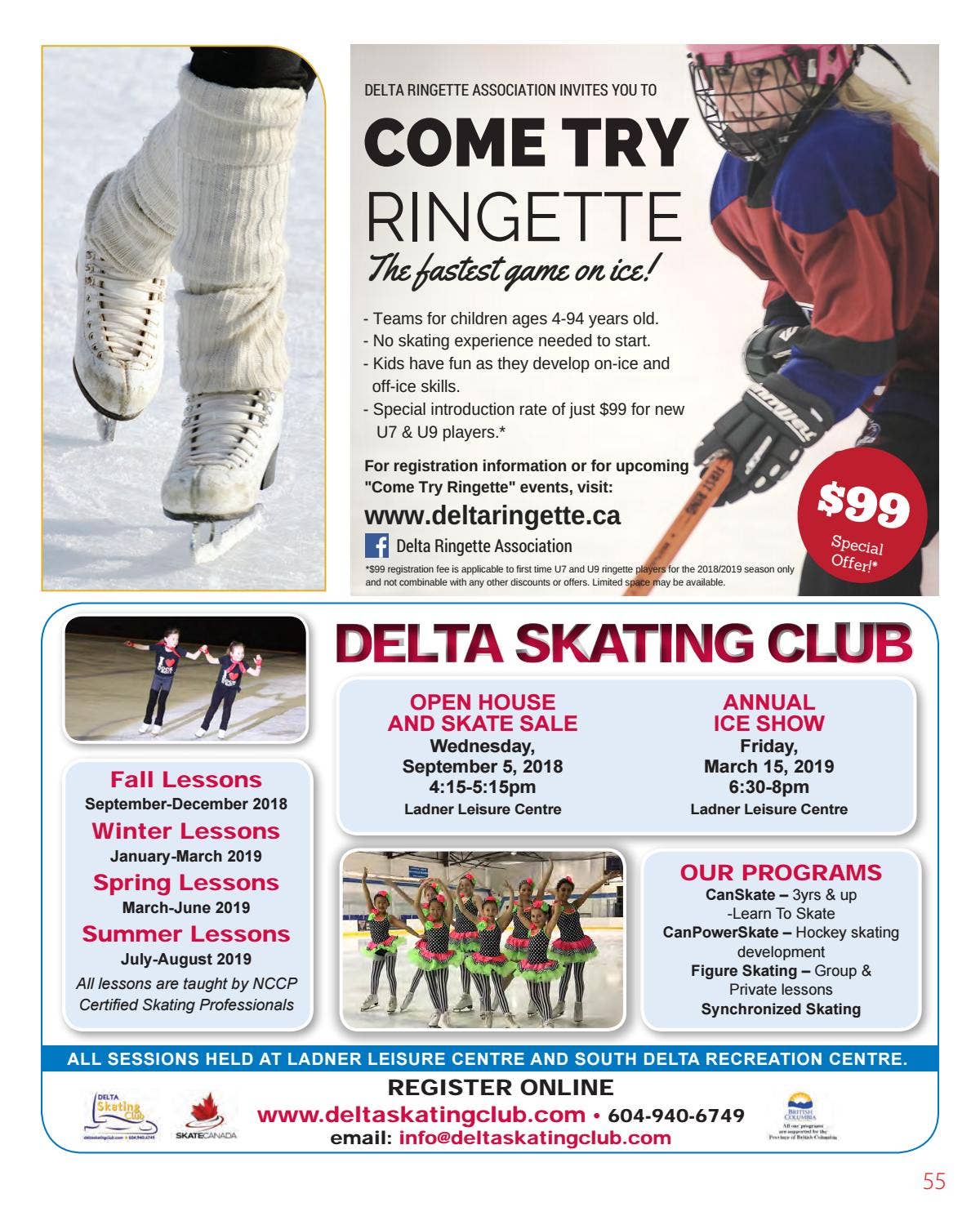 Delta Fall/Winter 2018 Leisure Guide by City of Delta - Issuu