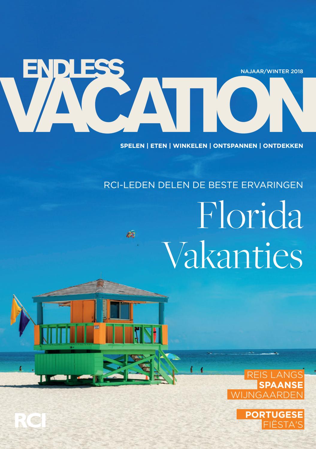 Endless Vacation magazine September Dutch 2018 by RCI Europe, Middle ...
