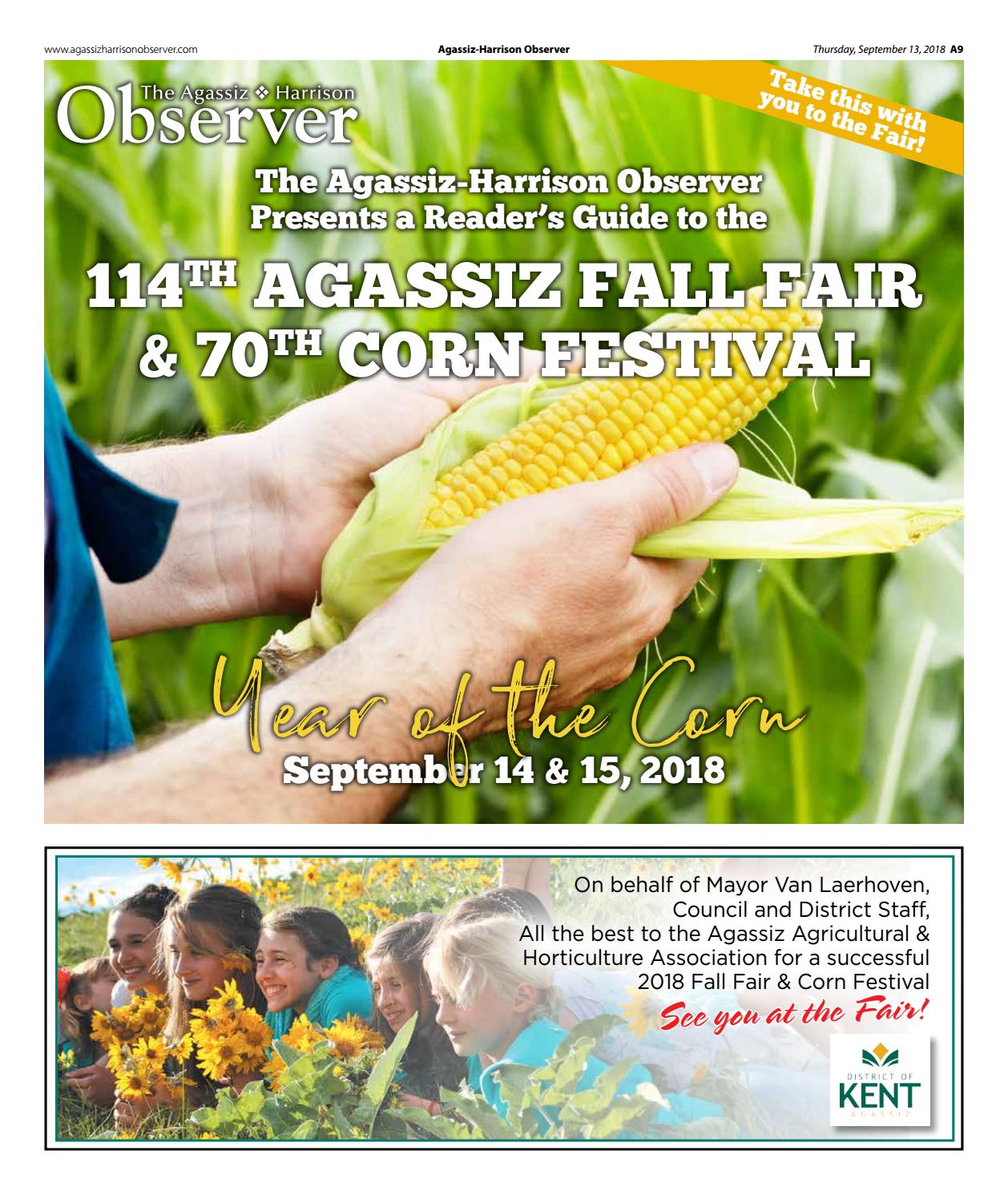 Special Features - Agassiz Fall Fair and Corn Festival 2018 by Black ...