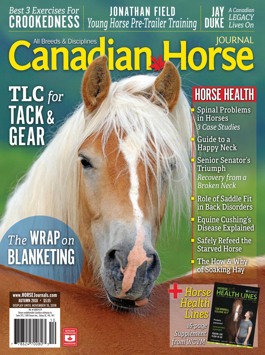 Canadian Horse Journal - SAMPLE - Autumn 2018 by Horse Community ...