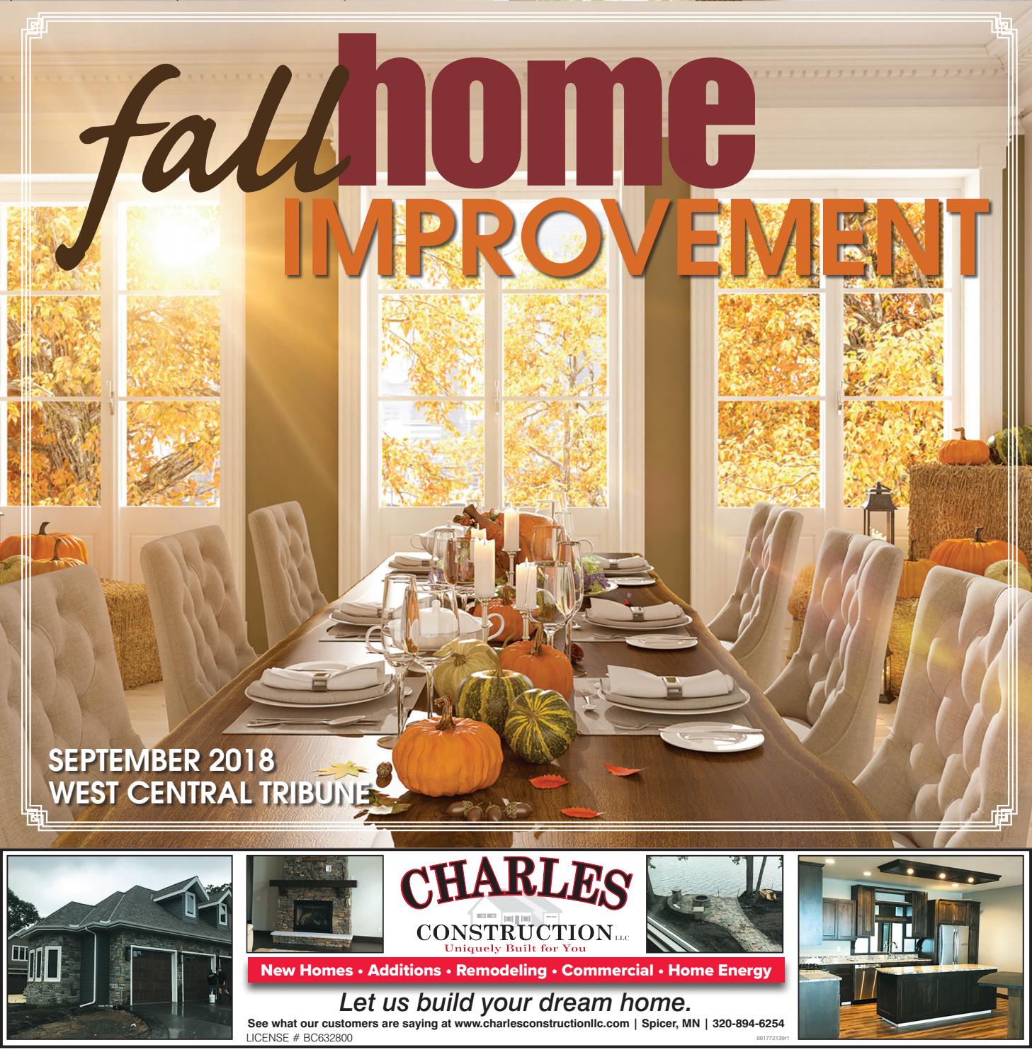 Fall Home Improvement 2018 by West Central Tribune - Issuu