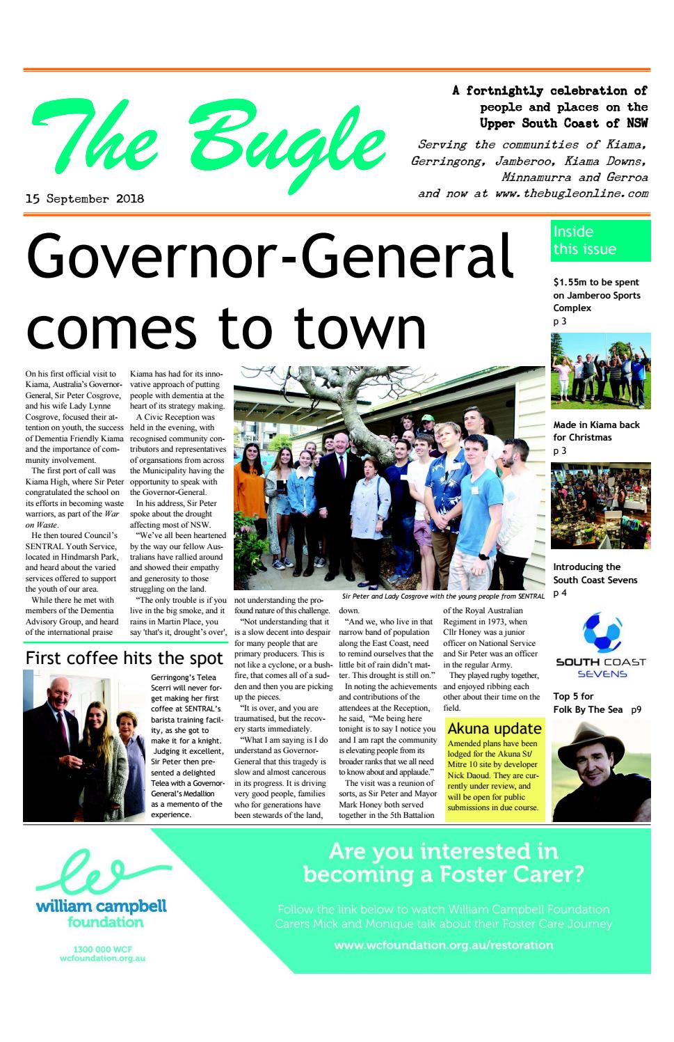 The Bugle September 15 2018 by The Bugle Newspaper - Issuu