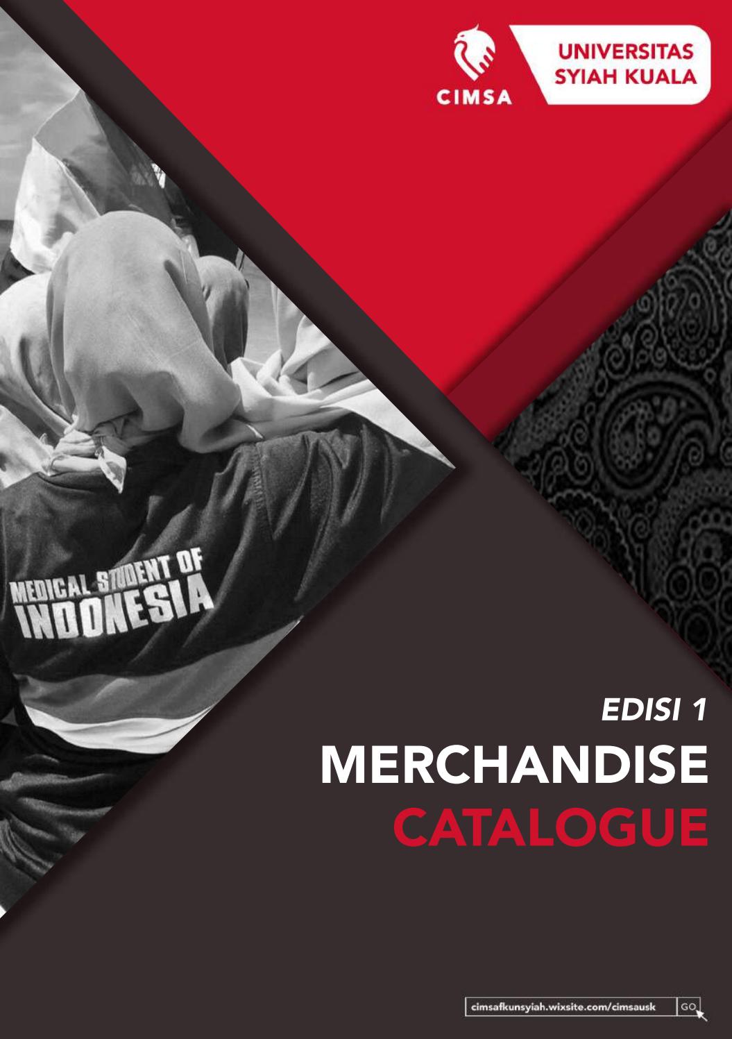 CIMSA UNSYIAH MERCHANDISE CATALOGUE | EDISI 1 by CIMSA FK USK - Issuu