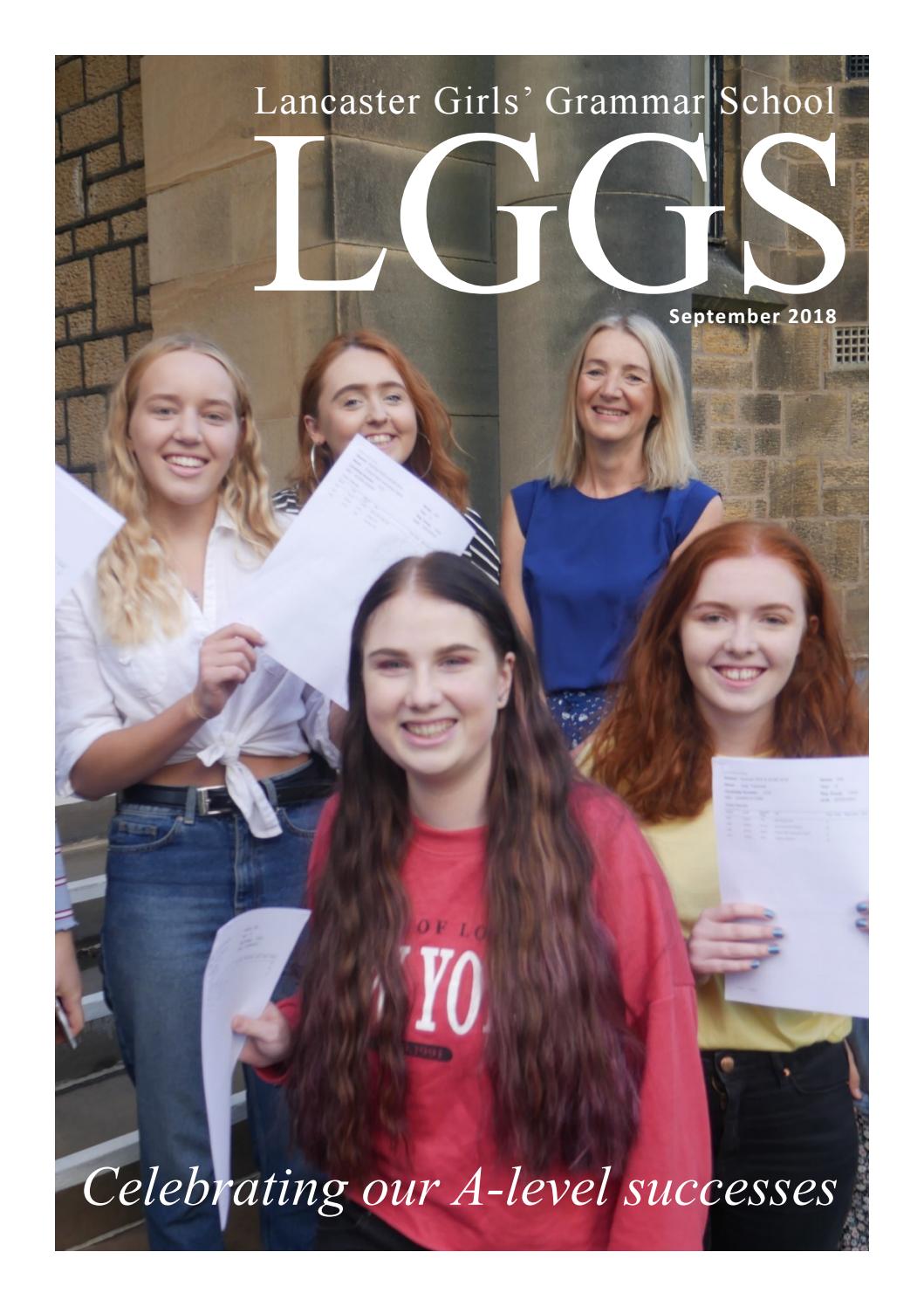 LGGS SEPTEMBER NEWSLETTER 2018 by Lancaster Girls' Grammar School - Issuu