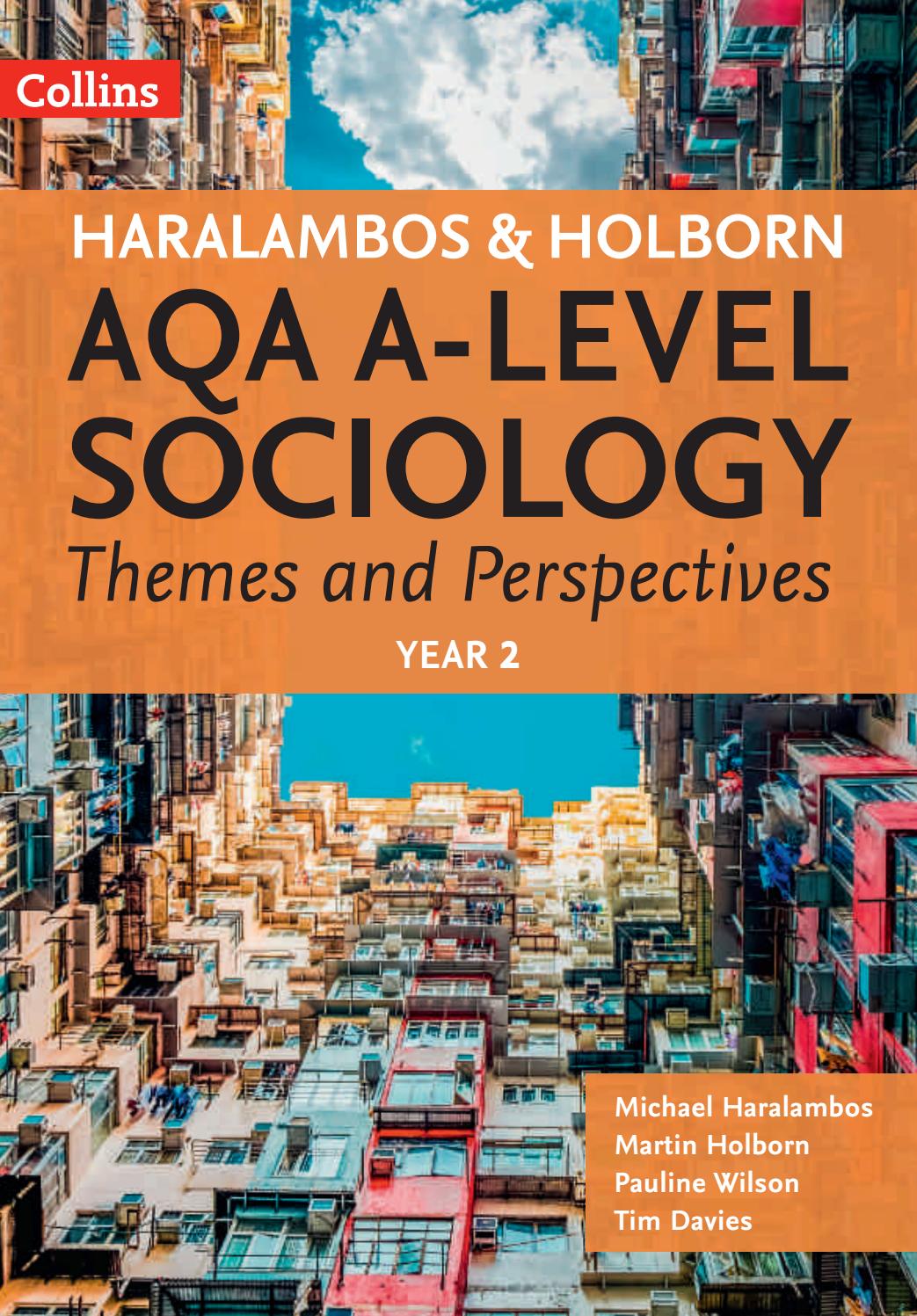 Preview AQA A Level Sociology Themes and Perspectives by Collins - Issuu