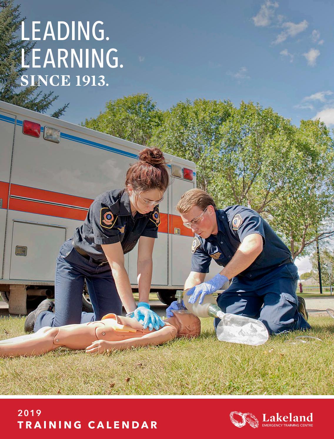 2019 Emergency Training Centre Calendar by Lakeland College Canada - Issuu