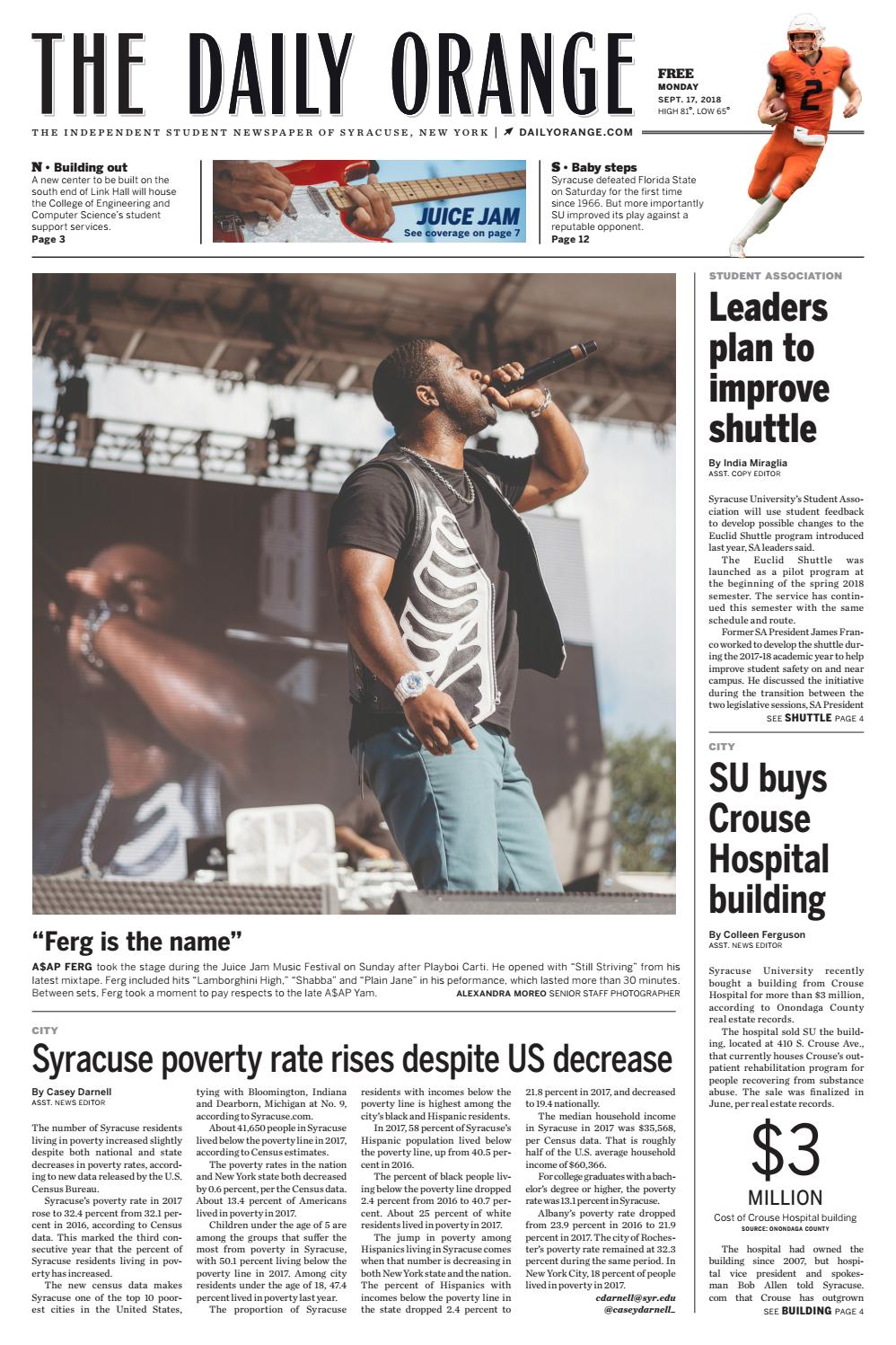 Sept. 17, 2018 by The Daily Orange - Issuu