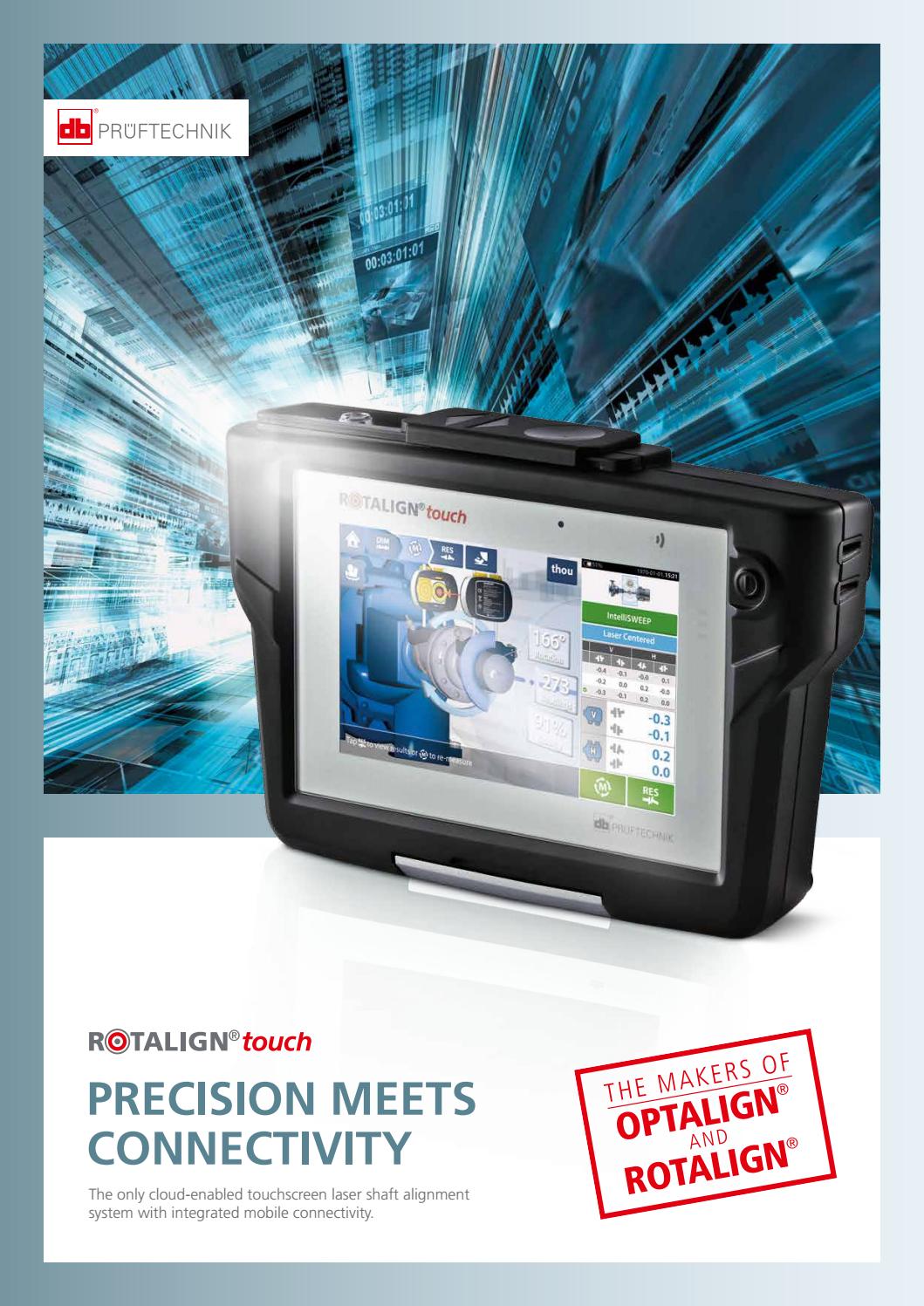 Shaft Alignment Tools : ROTALIGN® Uses intelliSWEEP® Sensor Technology ...