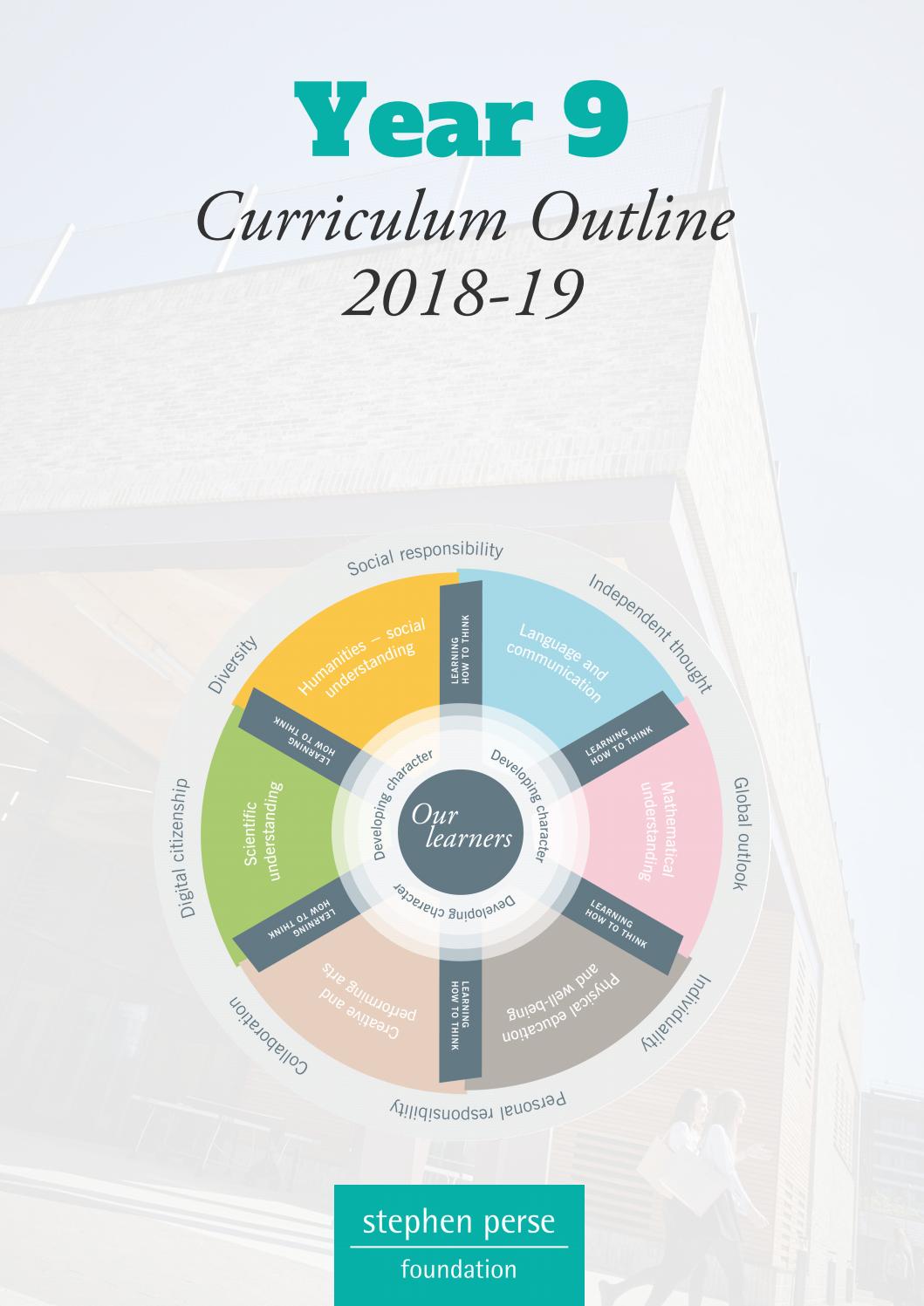 Year 9 Curriculum Outline 2018-19 by Stephen Perse Foundation - Issuu
