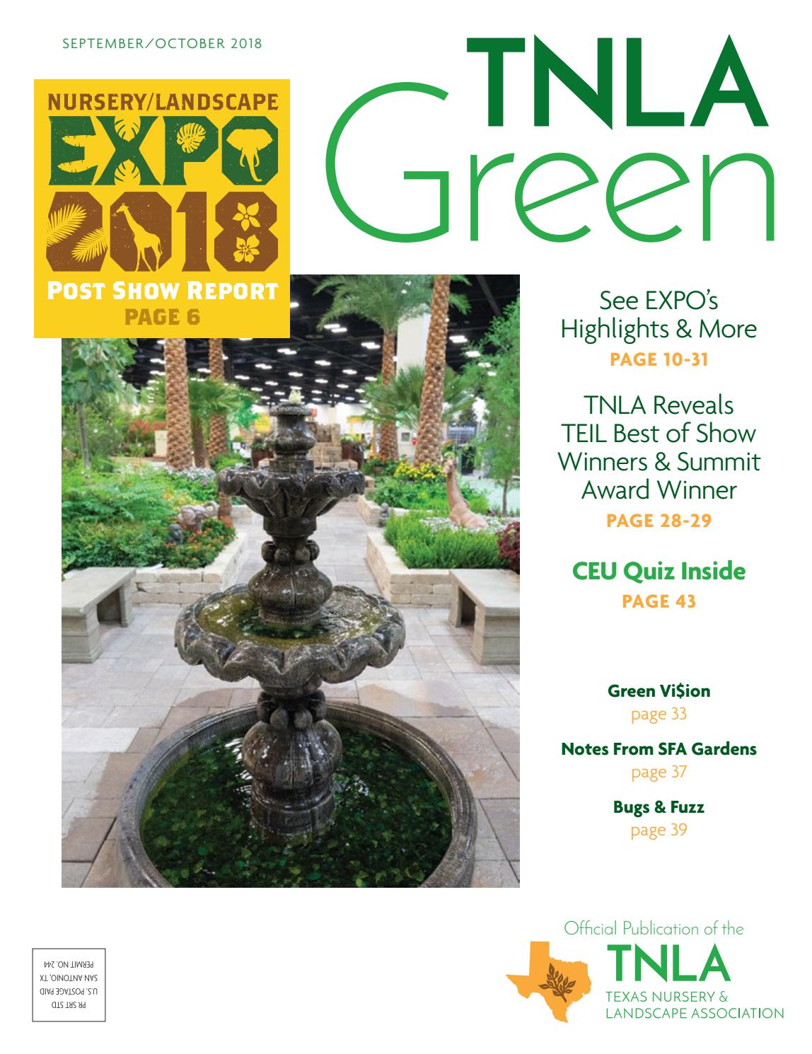 TNLA Green September/October 2018 by Texas Nursery & Landscape ...