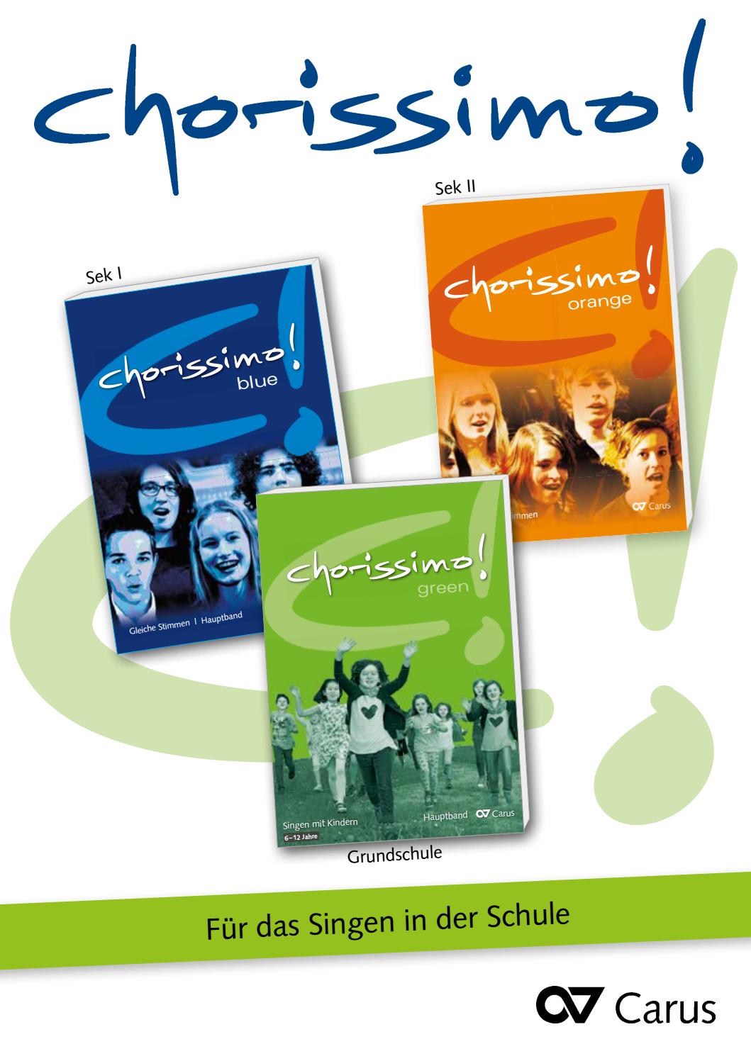 chorissimo! Singen in der Schule by Carus-Verlag GmbH & Co KG - Issuu
