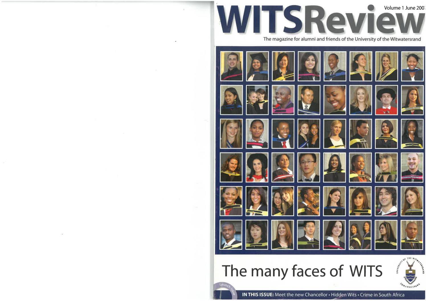 Wits Review June 2007 Volume 1 by Wits Alumni Relations - Issuu