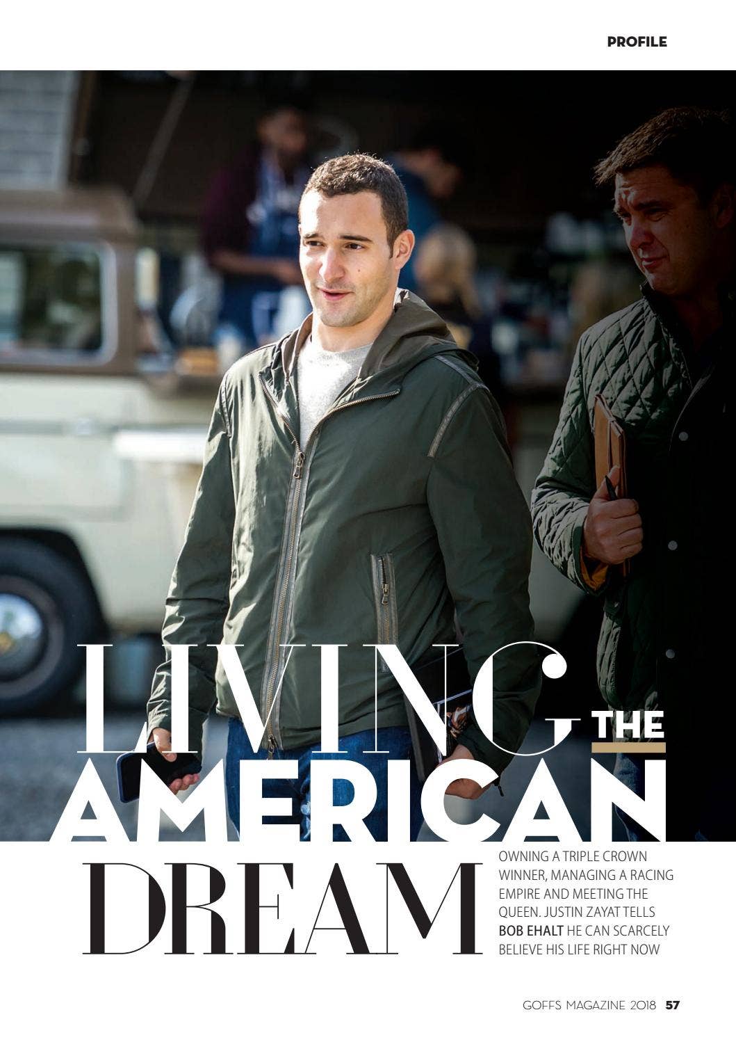 Justin Zayat - Living The American Dream by Goffs - Issuu