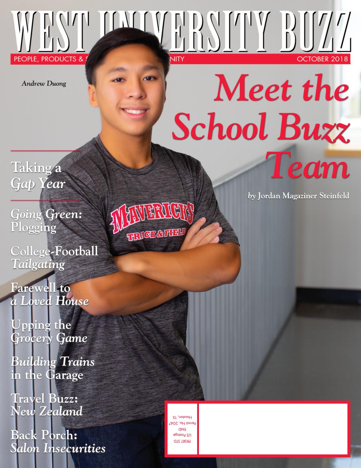 The West University Buzz - October 2018 by The Buzz Magazines - Issuu
