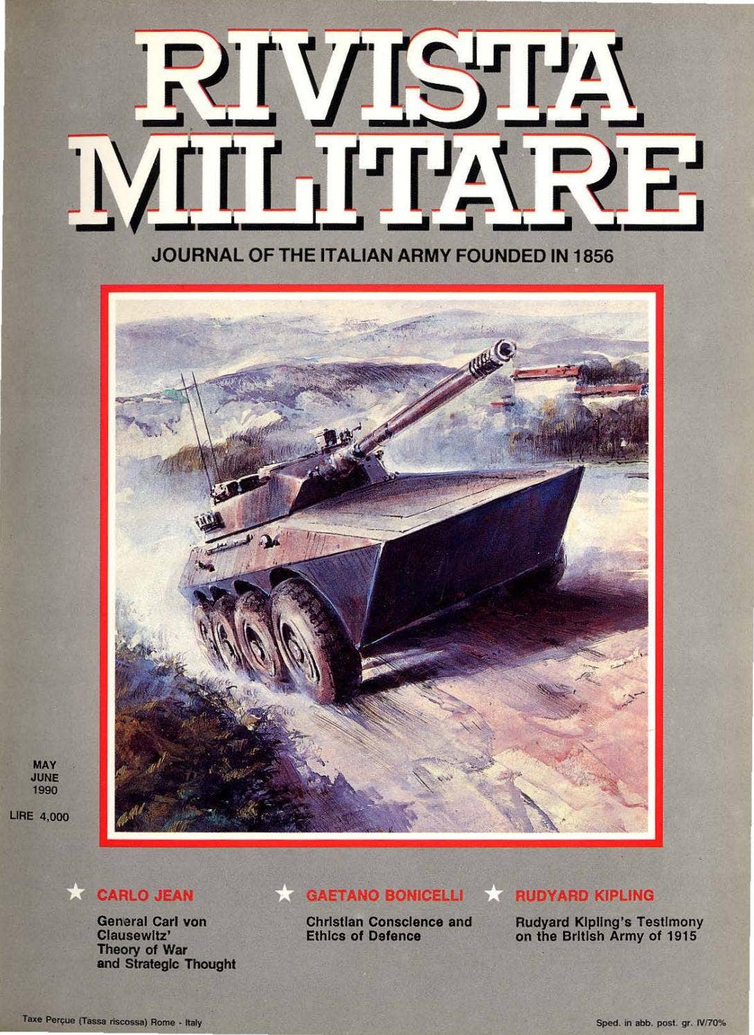 JOURNAL OF ITALIAN ARMY 1990 N.3 "RIVISTA MILITARE" by Biblioteca ...