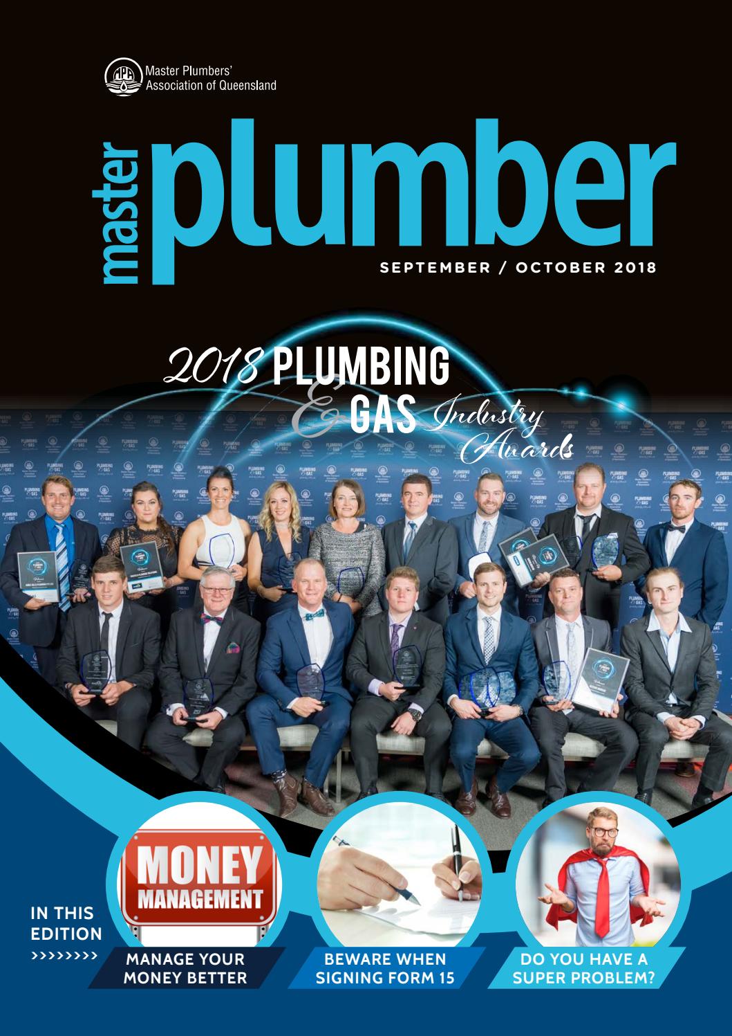 Master Plumber September/October 2018 by Master Plumbers' Association ...