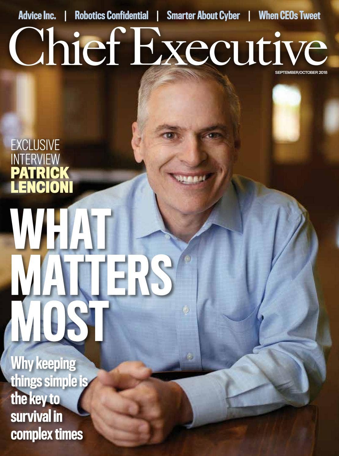September/October 2018 Chief Executive Magazine by Chief Executive ...
